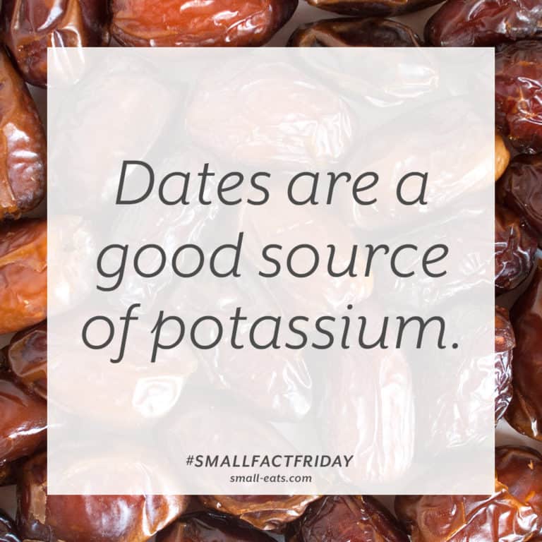 Small Fact Friday: Dates and Potassium